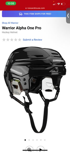 New Large Warrior Alpha One Pro Helmet | SidelineSwap | Buy and Sell on ...