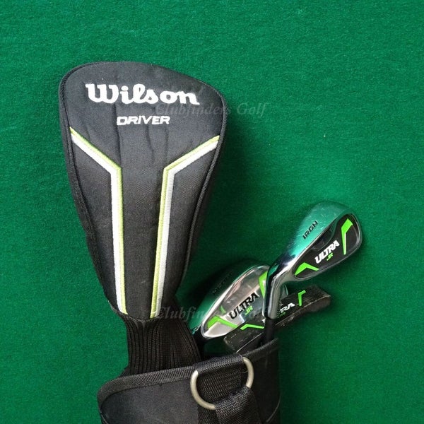 LH JUNIOR Wilson Ultra Jr 4-Piece Complete Club Set w/ Factory Carry ...