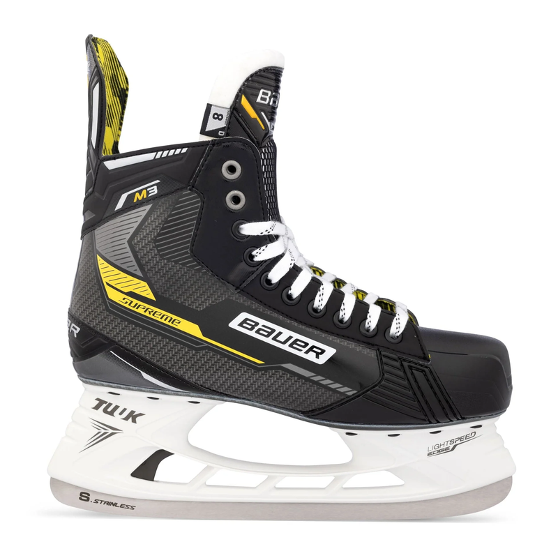 Intermediate Bauer Extra Wide Width Size 5 Supreme M3 Hockey Skates ...