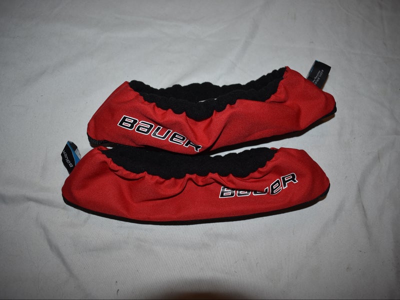 NEW - Bauer Hockey Skate Guards, Red/Black, Junior | SidelineSwap | Buy ...