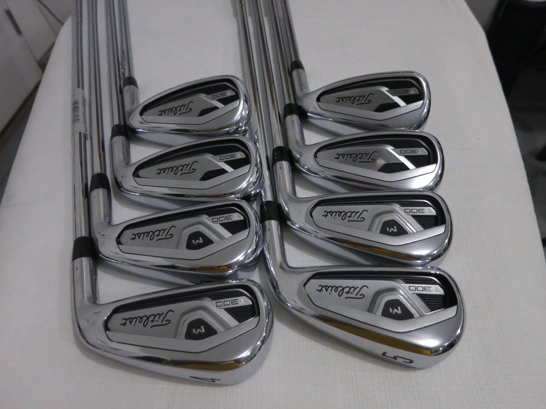 Titleist 718 AP1 Iron Set 718AP1 - 4-PW, AW - AMT Red R300 Regular Flex Steel | SidelineSwap