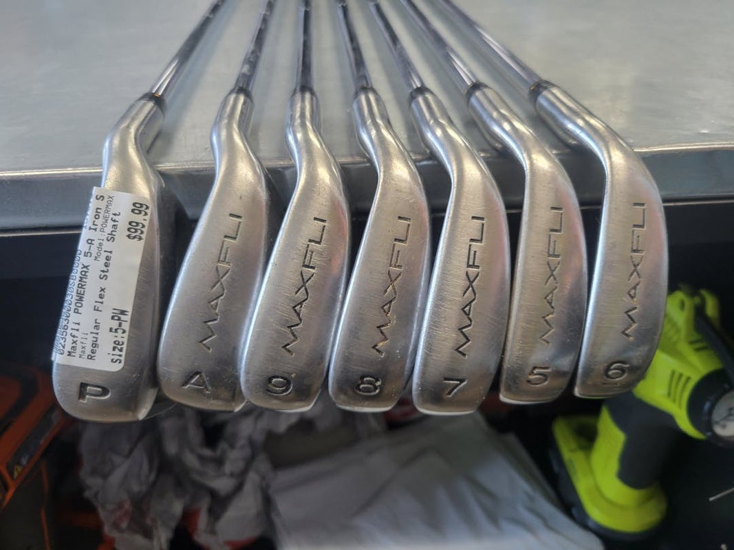 Used Maxfli Vhl 3i-pw Regular Flex Steel Shaft Iron Sets | SidelineSwap