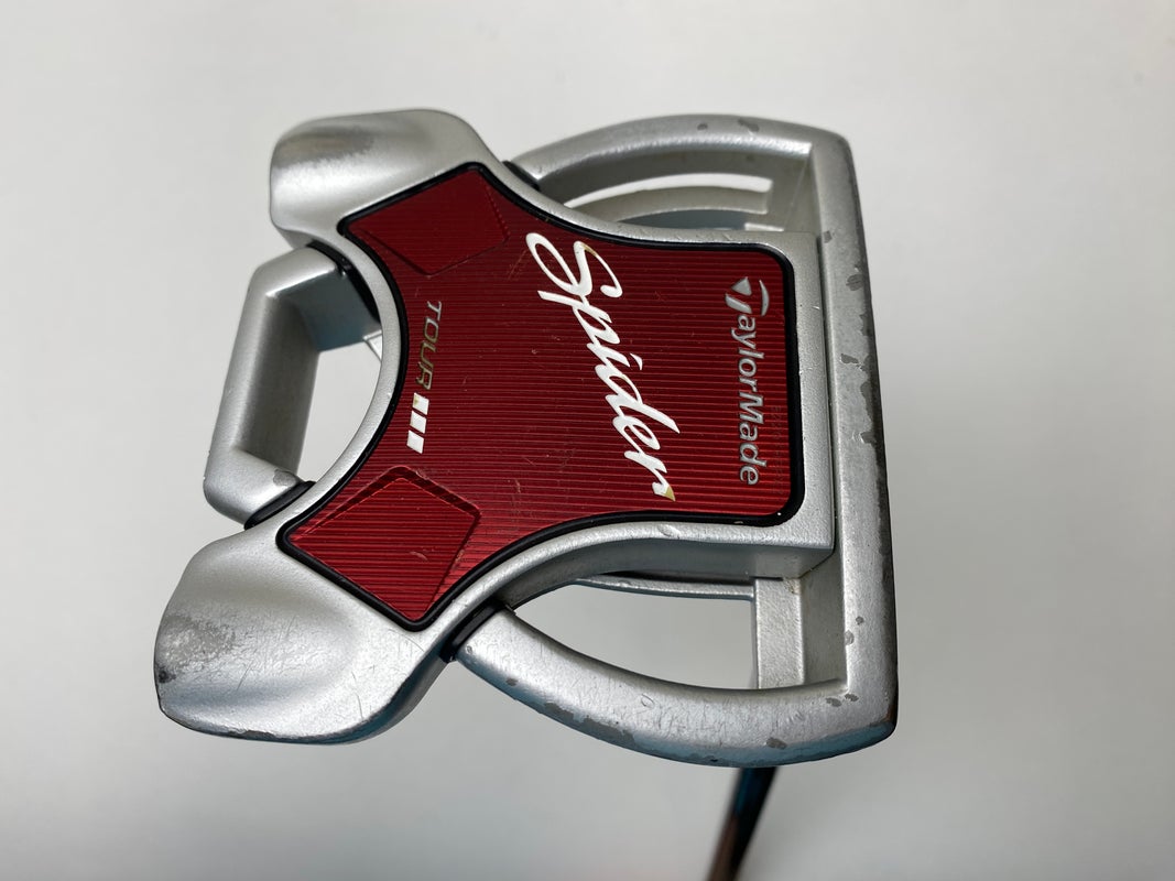Taylormade Spider Tour Silver Double Bend Putter 33.25" SuperStroke GT ...
