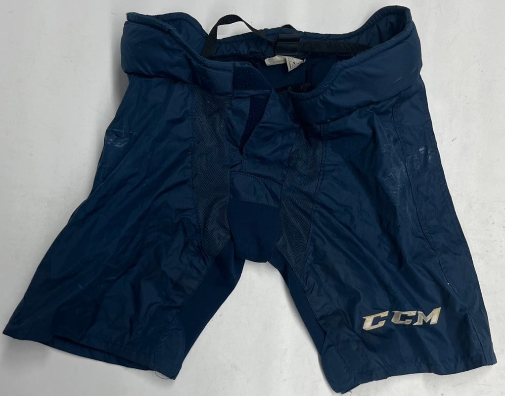 CCM PP90 CUSTOM PRO STOCK HOCKEY PANT SHELL COVER ROYAL BLUE LARGE USED ...