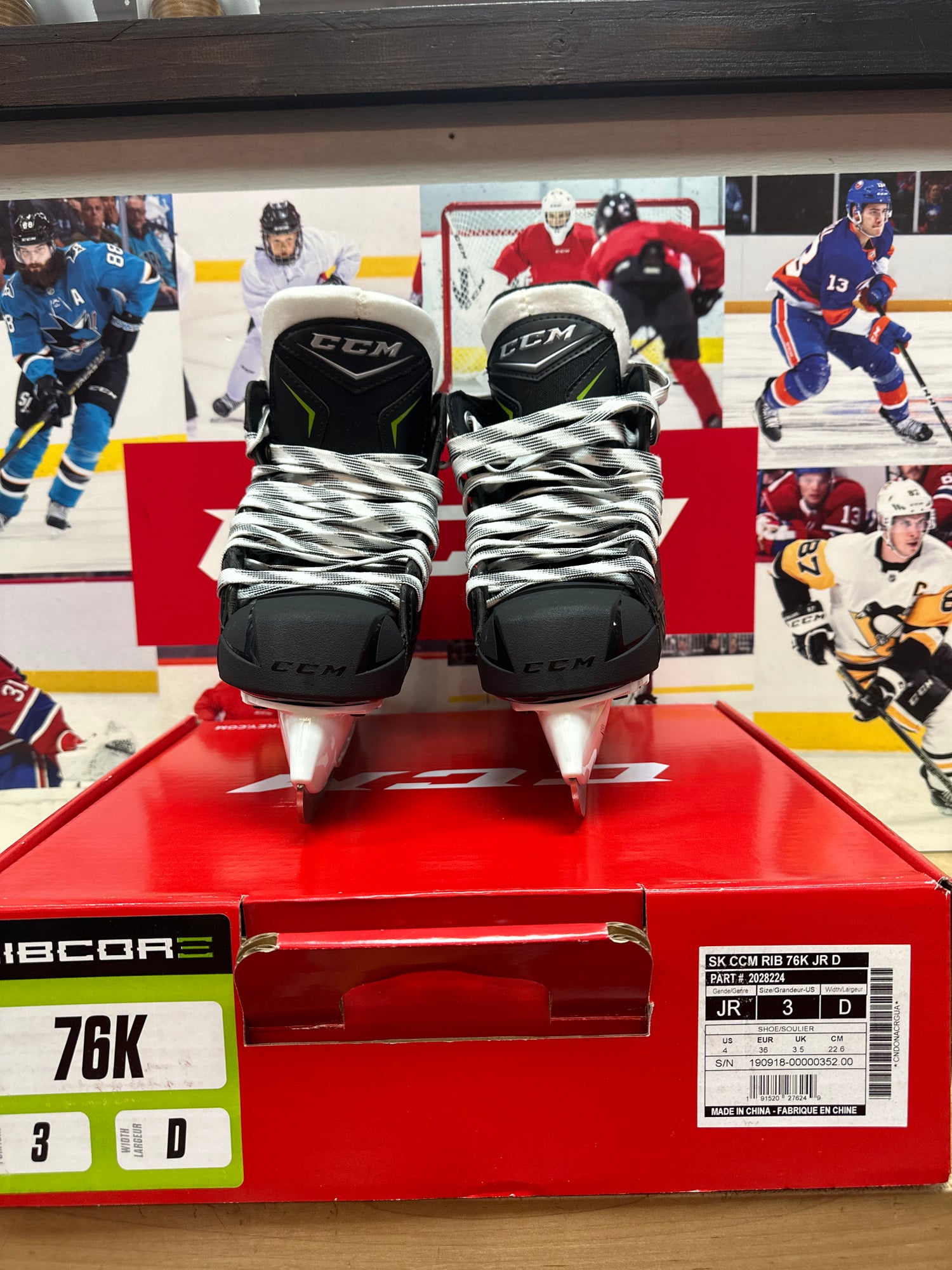 Senior New CCM RibCor 76k Hockey Skates Size 3 | SidelineSwap