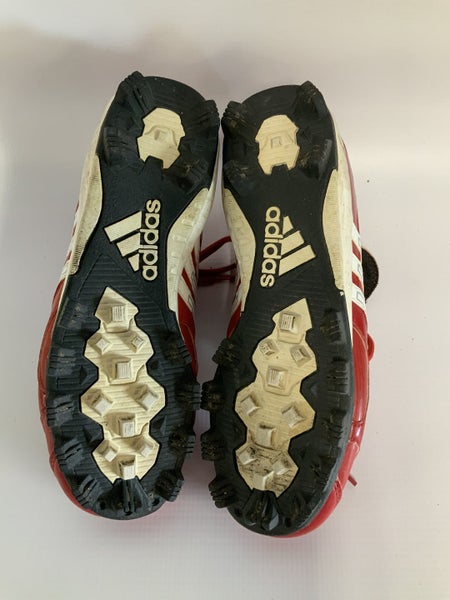 Used Adidas Red Cleat Youth 06.0 Baseball And Softball Cleats ...