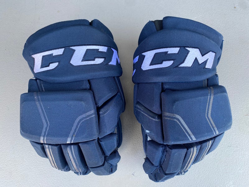 CCM HGQL QuickLite Pro Stock Hockey Gloves 14" Navy Blue 4428 ...