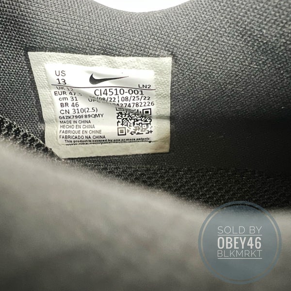 Nike Air Zoom TW20 Black Mtlc Silver Gym Red 13 | SidelineSwap | Buy ...