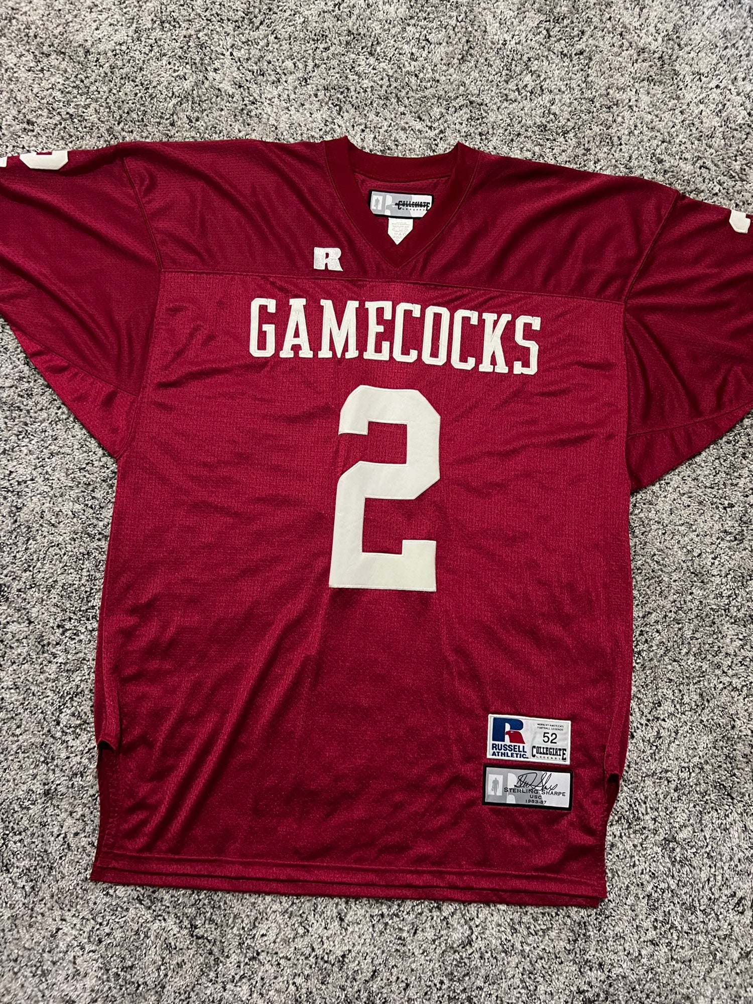 South Carolina Gamecocks Throwback Jersey - Sterling Sharpe | SidelineSwap