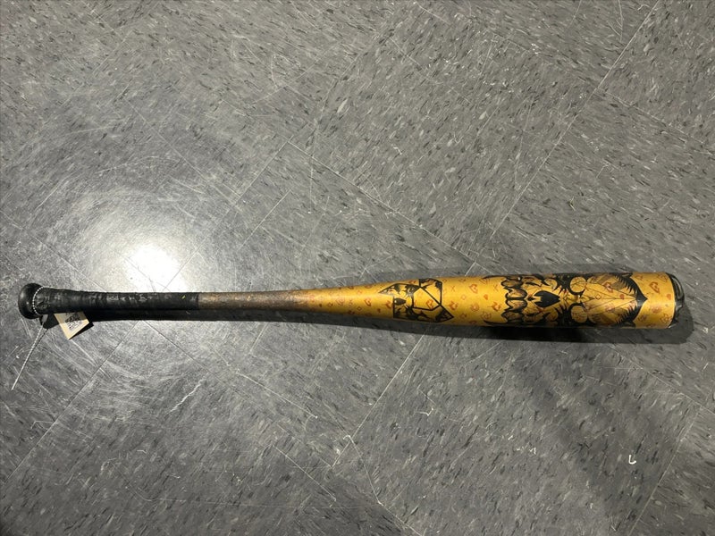 Used BBCOR Certified DeMarini Voodoo One Gold Alloy Bat -3 28OZ 31 ...