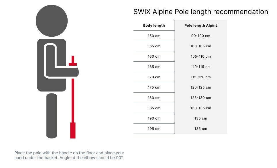 NEW 2024 Swix ski Poles Techlite SWIX Ski poles Alpine 110cm black/Gr pair | SidelineSwap | Buy ...