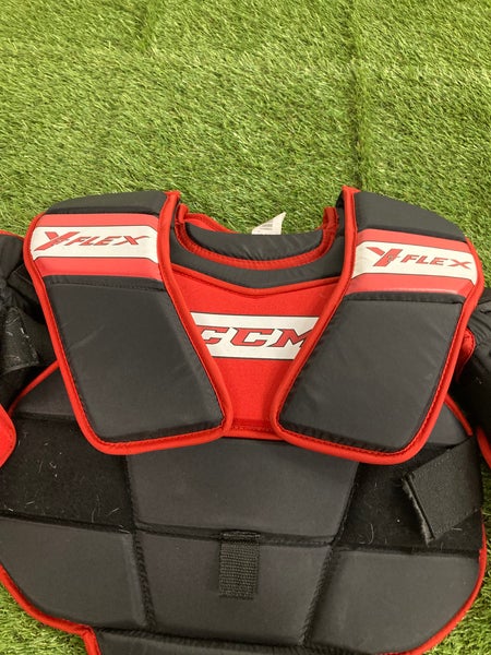 Used Youth Large/Extra Large CCM Yflex Goalie Chest Protector | SidelineSwap | Buy and Sell on ...