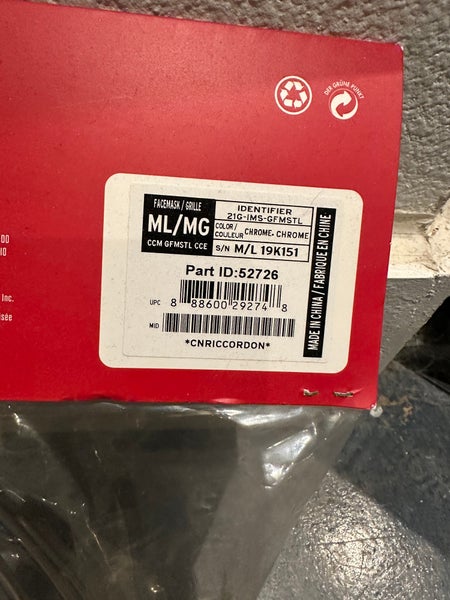 CCM Axis Certified Cats Eye Cage | SidelineSwap | Buy and Sell on ...