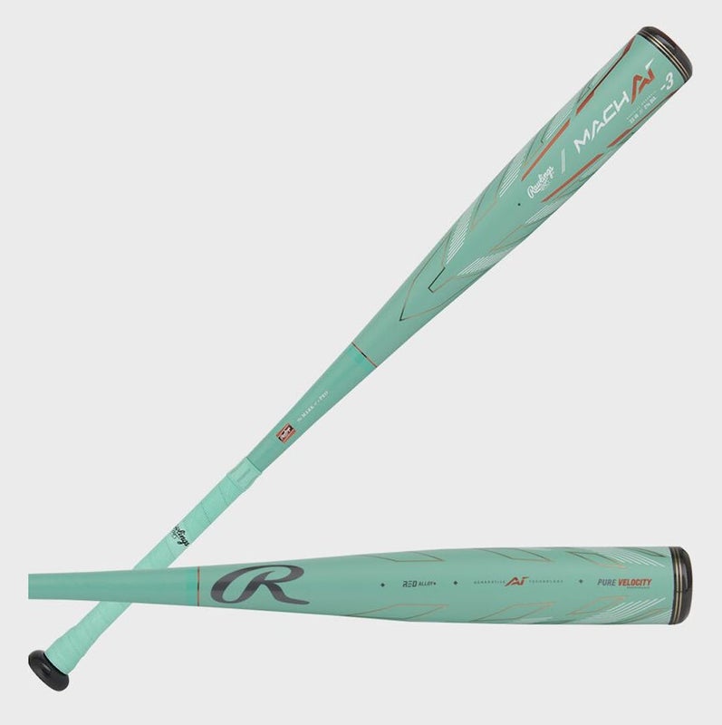 New 2024 Rawlings Mach AI 2 5/8" (-10) USA Baseball Bat: RUS4MC10 FREE ...
