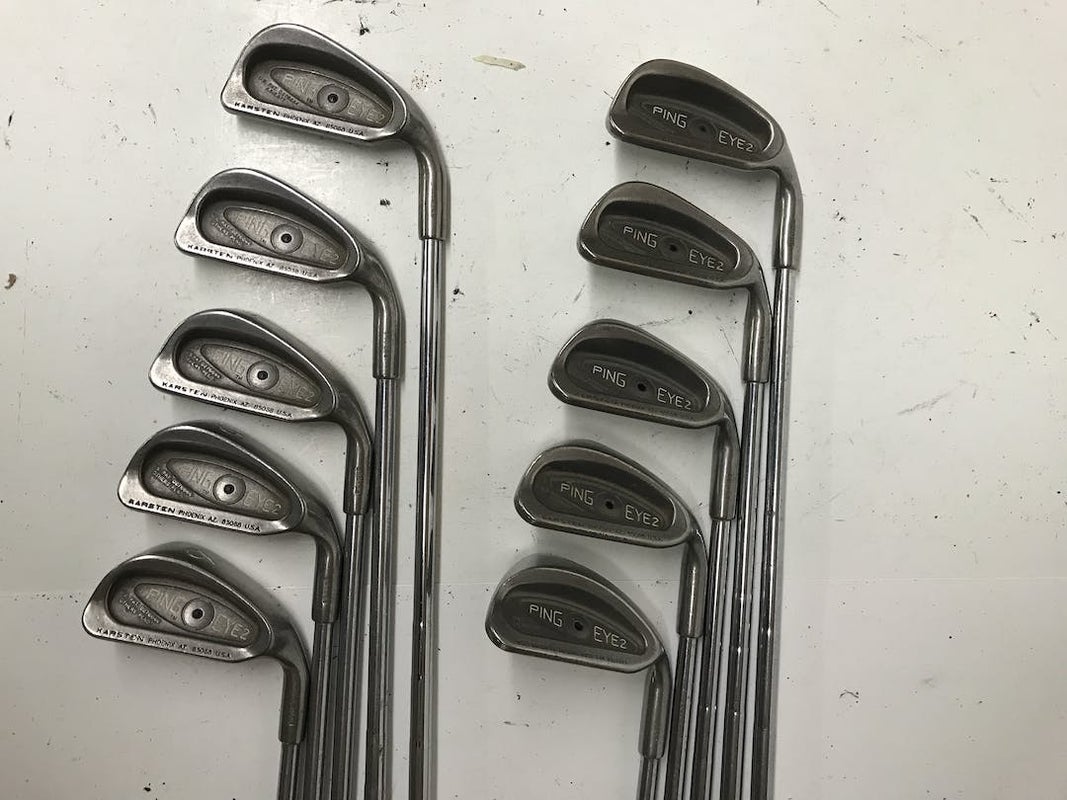 Used Ping Eye 2 2i-pw Regular Flex Steel Shaft Iron Sets | SidelineSwap