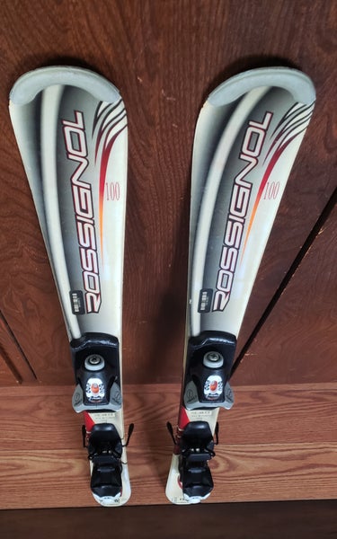 KIDS KIDS 100cm ROSSIGNOL with ROSSIGNOL COMP J BINDINGS *USED* CLEAN ...