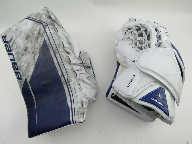 Bauer Supreme Mach Toronto Maple Leafs NHL Pro Stock Hockey Goalie ...