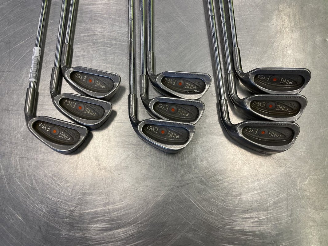 Used Ping Eye 2 2i-pw Regular Flex Steel Shaft Iron Sets | SidelineSwap