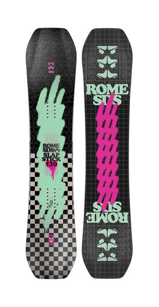 Rome SDS Slapstick Youth Snowboard 130 cm, with Rome Ace Bindings New ...