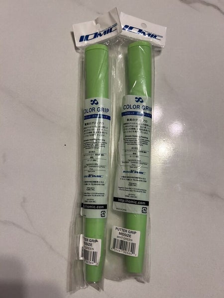 2 NEW IOMIC MINT GREEN MIDSIZE PUTTER GRIPS | SidelineSwap | Buy and ...