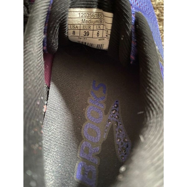 Brooks Ghost 13 Running Shoes Women's Purple Leopard Size 8 ...