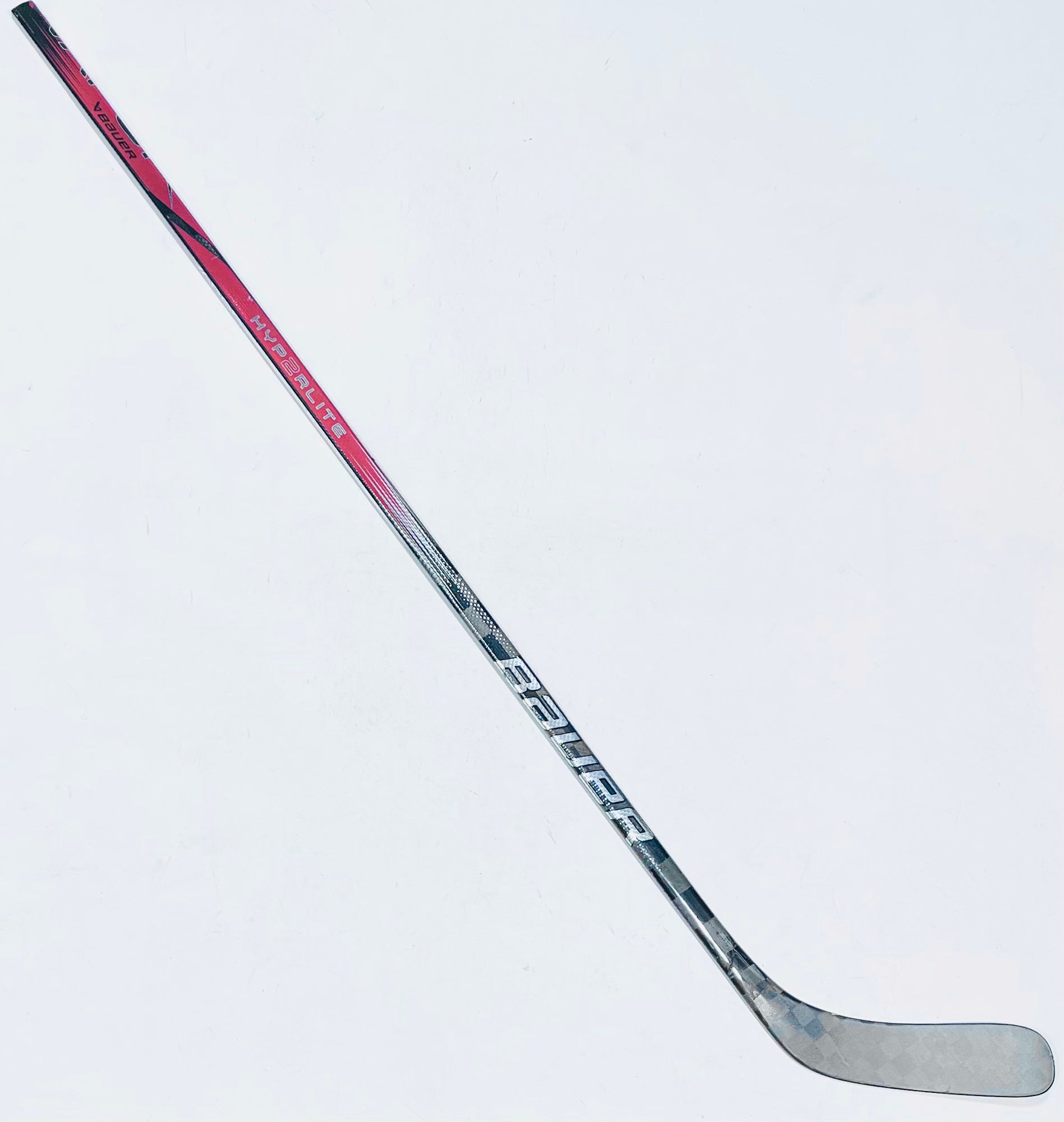 Custom Red Bauer Vapor Hyperlite 2 Hockey Stick-LH-82 Flex-P71-Grip W ...