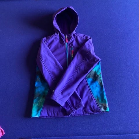 Xpedition Purple And Teal Long Sleeve Zip Up Jacket Girls Size Extra ...