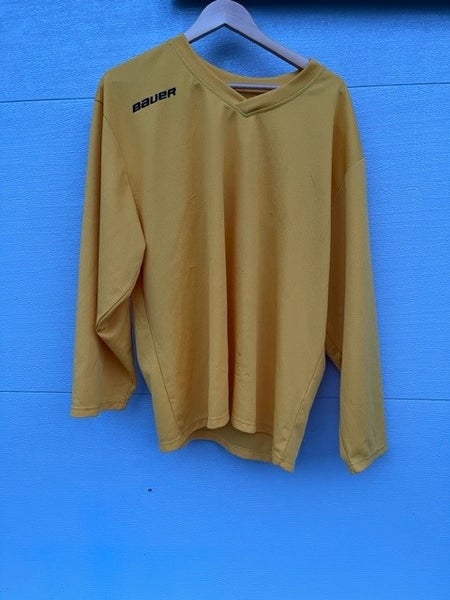 Yellow Hockey Jersey #4 Large | SidelineSwap | Buy and Sell on SidelineSwap