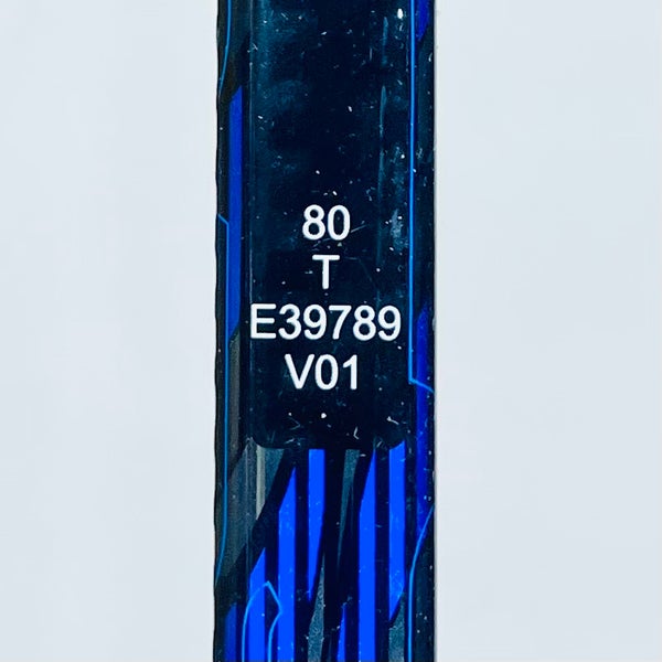 New Custom Blue CCM Jetspeed FT5 Pro Hockey Stick-LH-80 Flex-P90TM-Grip ...