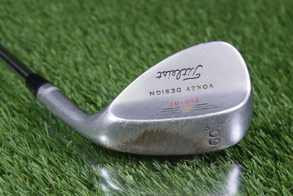 TITLEIST BV VOKEY DESIGN ORIGINAL SPIN MILLED SM 60* LOB WEDGE W/ SHAFT ...