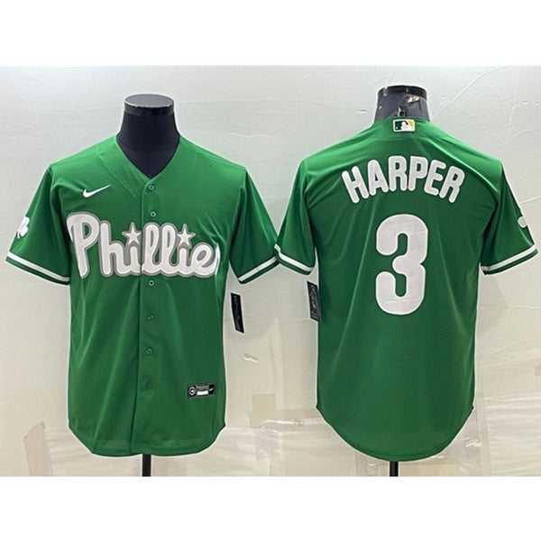 Philadelphia Phillies Bryce Harper Green Jersey | SidelineSwap | Buy ...