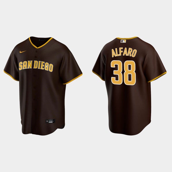 San Diego Padres Jorge Alfaro Replica Brown Jersey | SidelineSwap | Buy and Sell on SidelineSwap