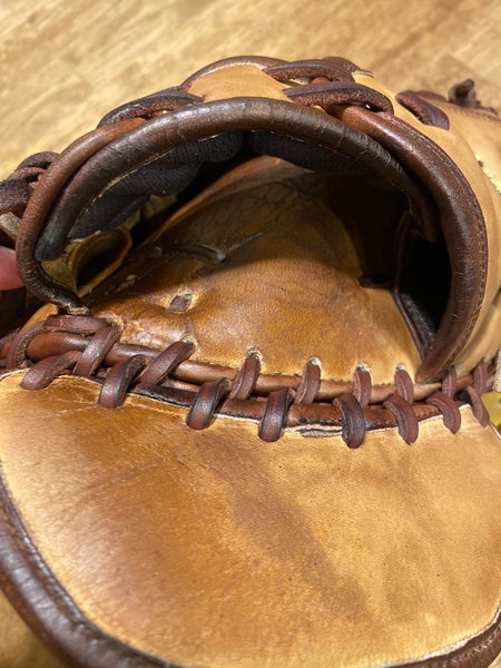 Restored Wilson Right Hand Throw Catcher’s Mitt A2K Pudge Baseball ...