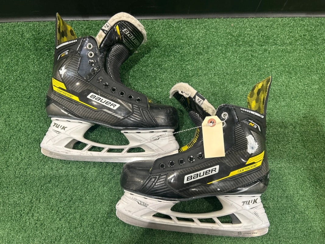 Senior Used Bauer Supreme 3S Pro Hockey Skates D&R (Regular) 7.5 ...