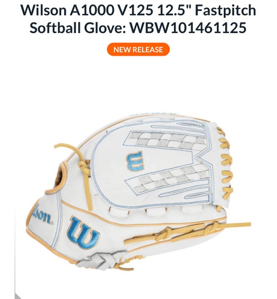 Brand New Wilson Right Hand Throw Outfield A1000 Softball Glove 12.5 ...