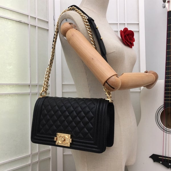 Chanel Caviar ball cowhide series Black Shoulder bags | SidelineSwap ...
