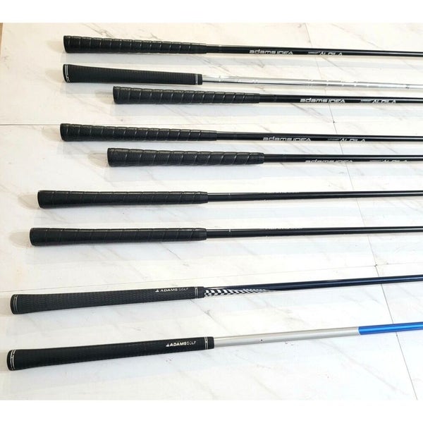Adams Left Hand Golf Set / Driver/ 4 Wood/ 3&4 Hybrid/ 5-9 Irons ...