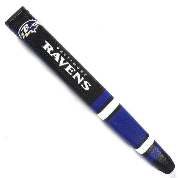 NEW Team Golf Baltimore Ravens Black/Purple Jumbo Putter Grip w/Ball ...
