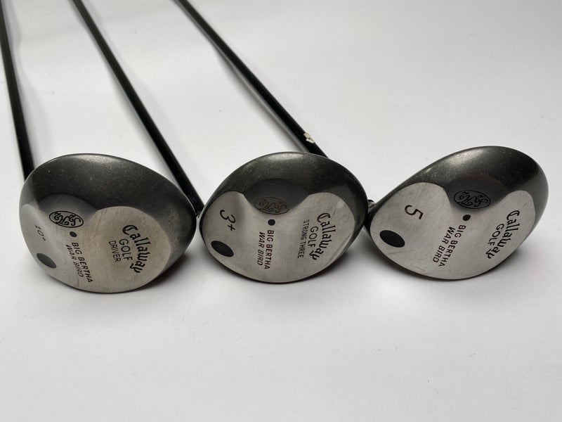 Callaway Big Bertha Warbird Wood Set 1 3 5 | 10* RCH 96 Firm Graphite Mens RH | SidelineSwap ...