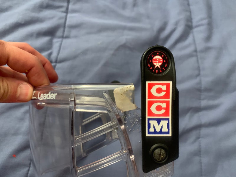 ZLeader / CCM Supra half face shield hockey helmet | SidelineSwap | Buy ...