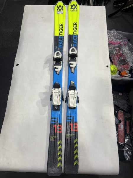 Used Volkl Racetiger Sl13 140cm Skis 140 Cm Boys' Downhill Ski Combo ...