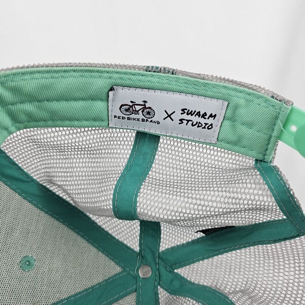 Red Bike Brand X Swarm Studio Rest Easy Rooster Trucker Snapback Hat ...
