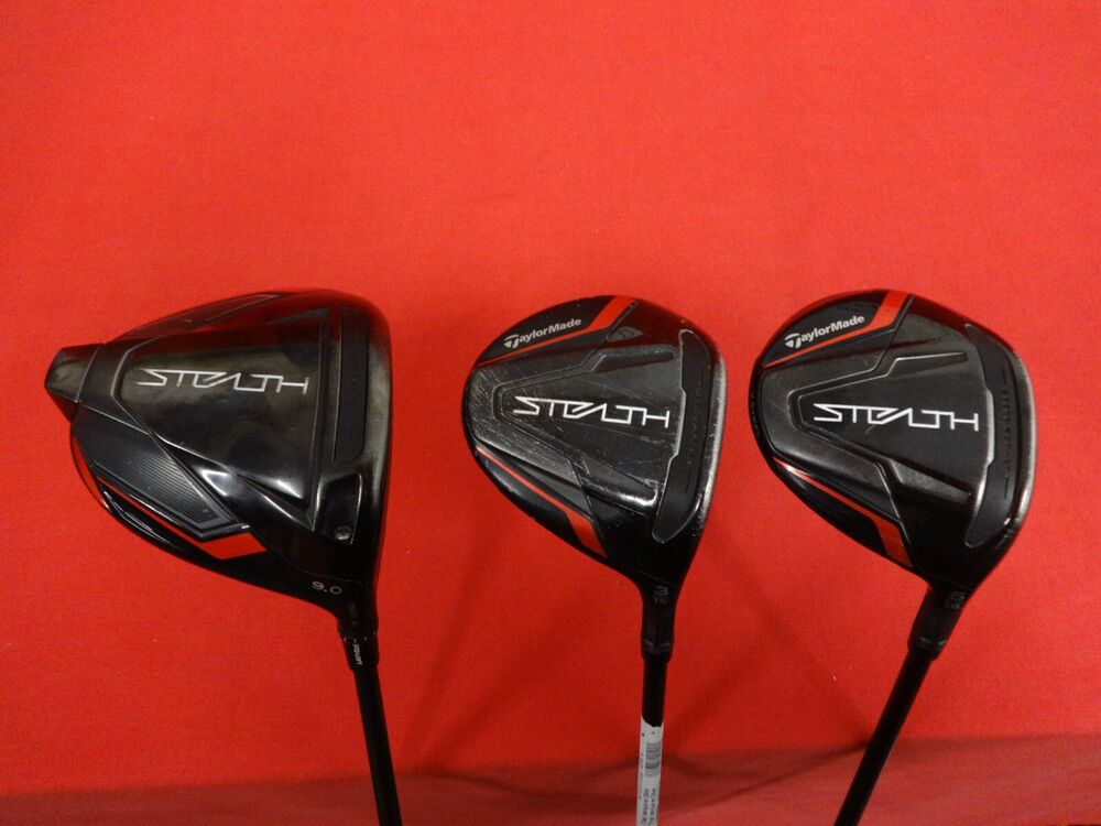 TAYLORMADE Stealth 9° Driver 3 4 Hybrid Set RH Regular Flex Ventus Red ...