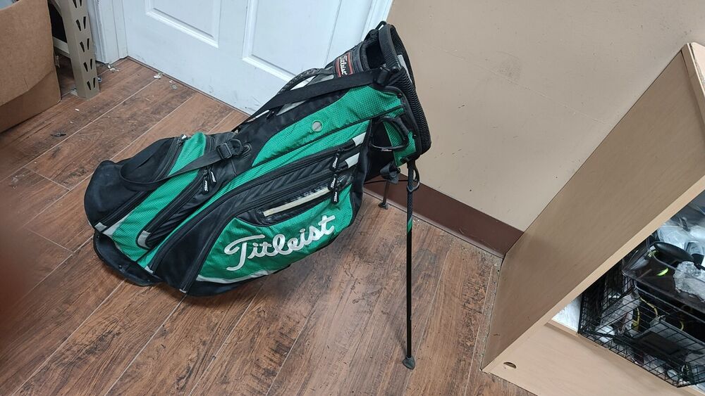 CALLAWAY 5-WAY DIVIDER GOLF STAND BAG W/ DOUBLE CARRY STRAP, BLACK ...