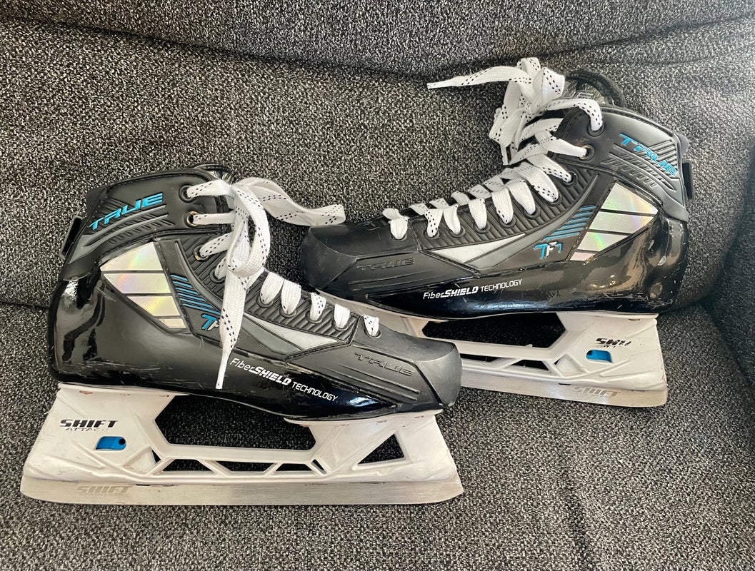 New True Custom Pro Hockey Goalie Skates Size 9 | SidelineSwap