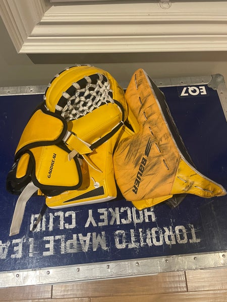 Pro Stock Bauer Digiprint Glove & Blocker Set | SidelineSwap | Buy and ...