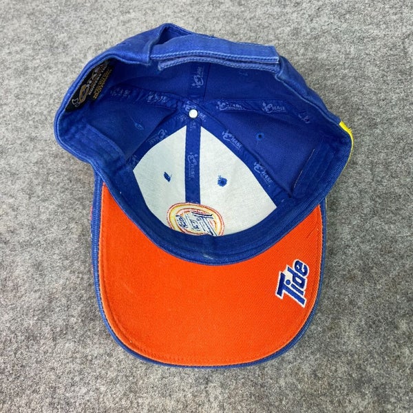 Ricky Craven Mens Hat Adjustable Blue Orange Racing Cap Tide Logo ...