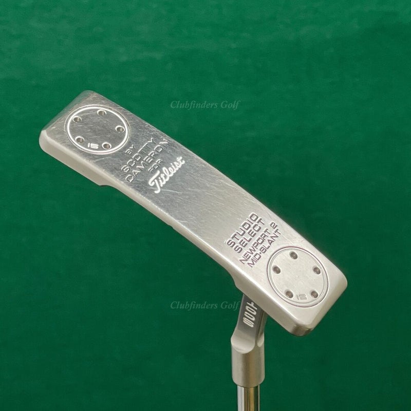 Titleist Scotty Cameron Pro Platinum Newport Mid Slant 33" Blade Putter ...