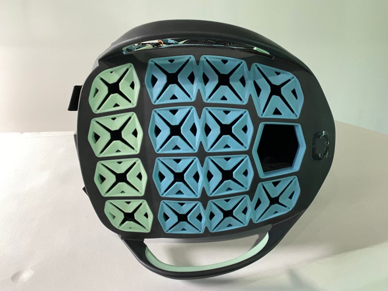 Ogio Woode Silencer Cart Bag Black Blue 15-Way Divide Single Strap Golf ...