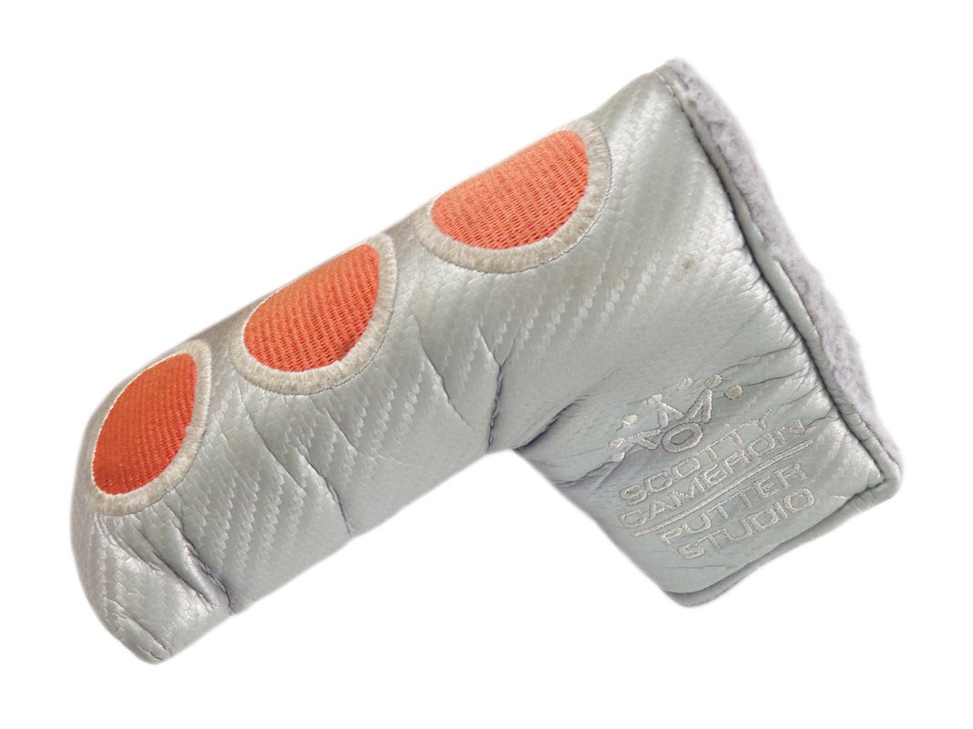 Titleist Scotty Cameron Pro Platinum Grey Blade Putter Headcover - Red ...